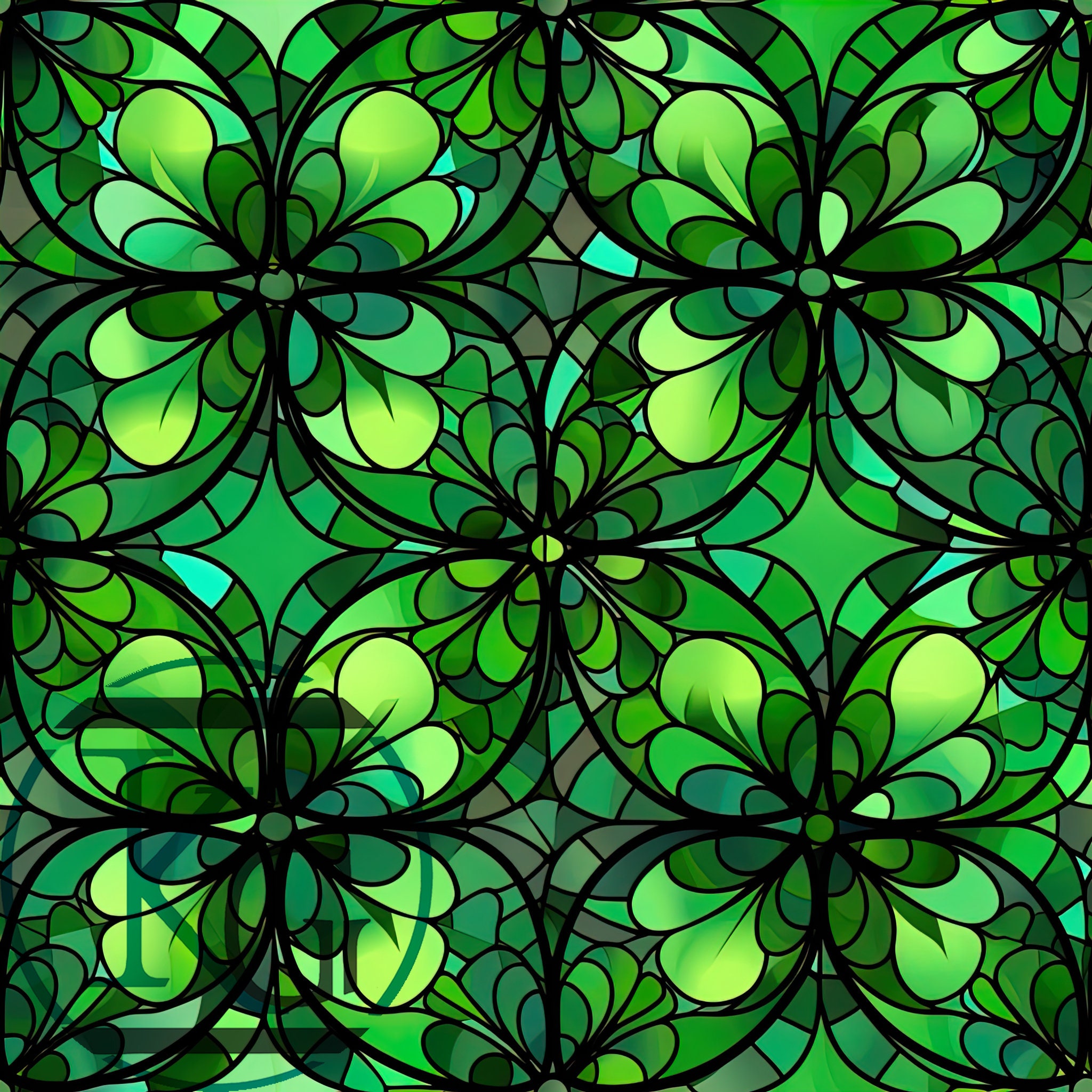 Stained Glass Theme Designs, Seamless, Tileable, Set 1, Format JPG 2K ...