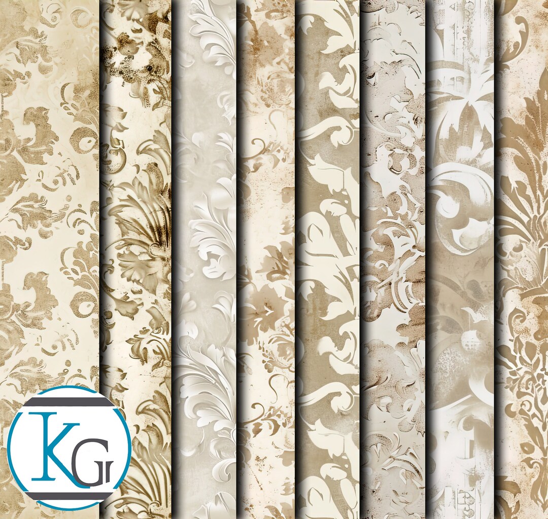 Demask Paper Designs, Seamless, Tileable, Set 1, Format JPG 2K Resolution, 8 Patterns. - Etsy