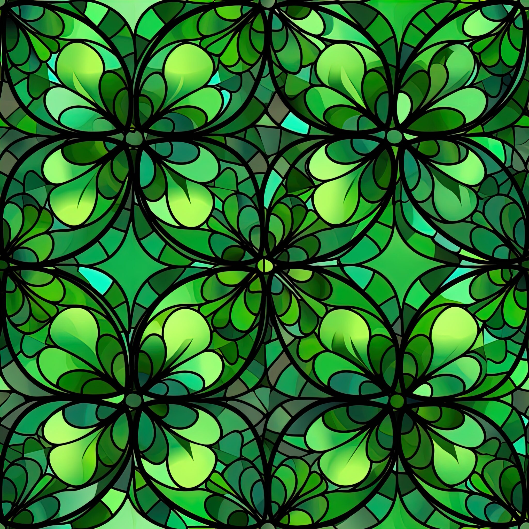 Stained Glass Theme Designs Seamless Tileable Set 1 Format - Etsy