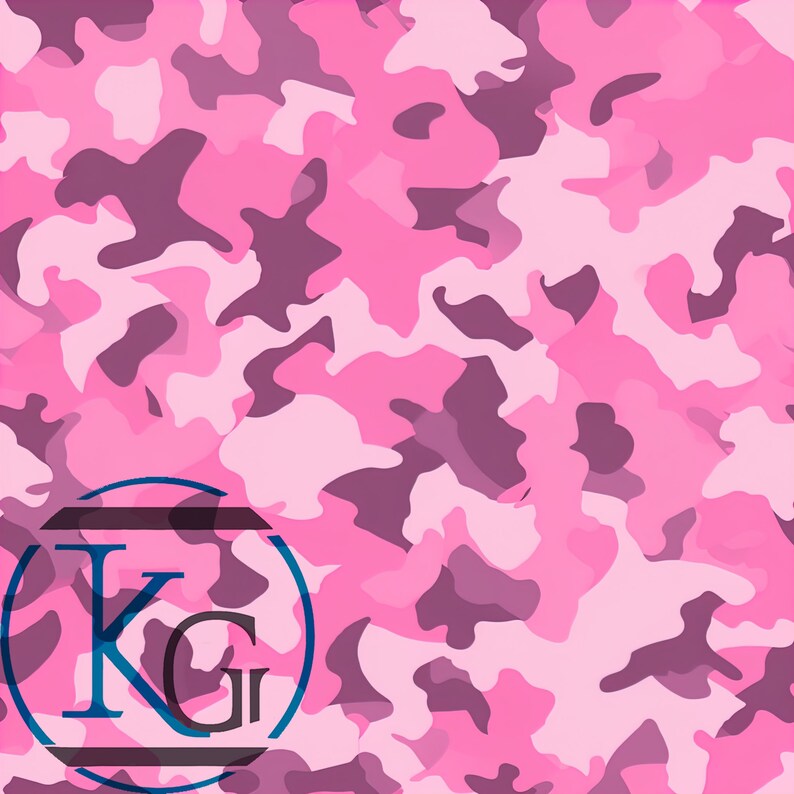 Pink Camo Designs, Seamless, Tileable, Set 1, Format JPG 2K Resolution ...