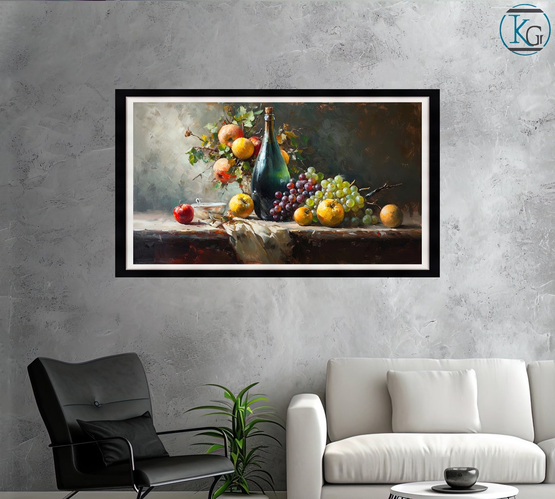 Digital Painting, Still Life 1, Wall Art, Printable, Digital Download ...