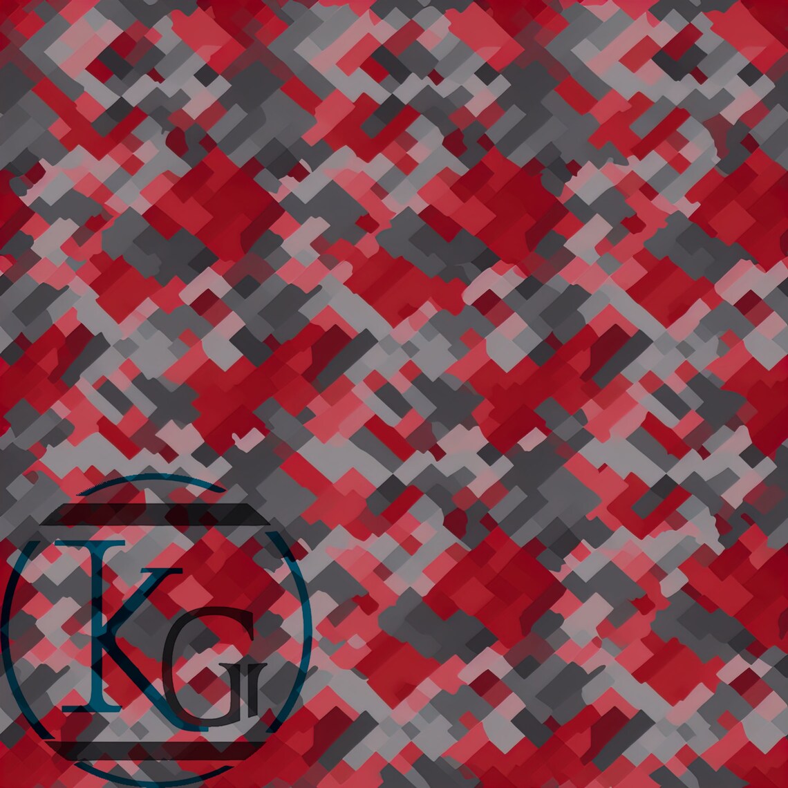 Red Camo Designs, Seamless, Tileable, Format JPG 2K Resolution, 8 ...
