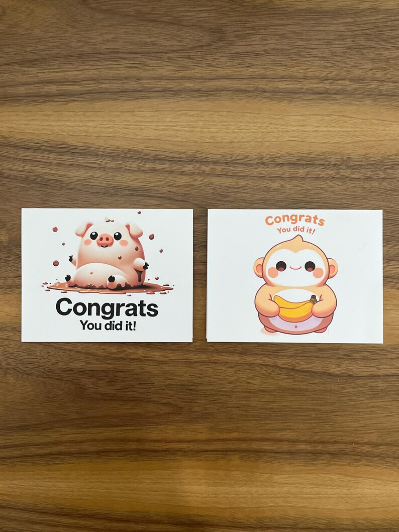 You Did It Greeting Card: Duck - Etsy