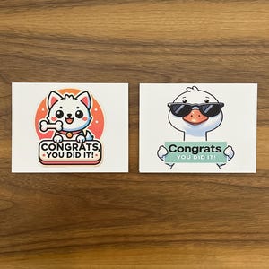 You Did It Greeting Card: Dog - Etsy