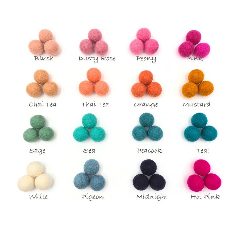 Wool Felt Balls - Etsy