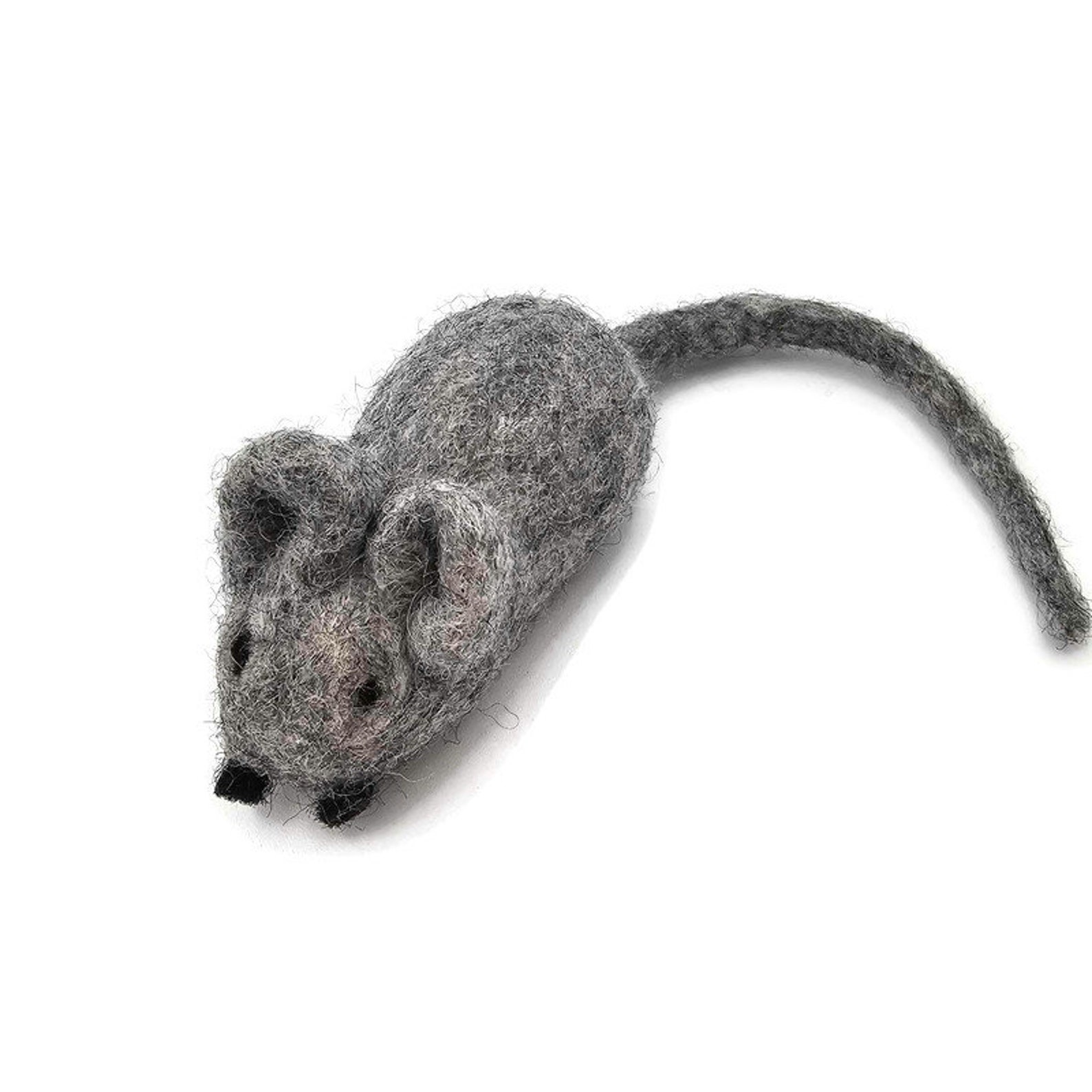 Felt Mouse Cat Toy 4pc: Handmade Wool, Fair Trade - Etsy