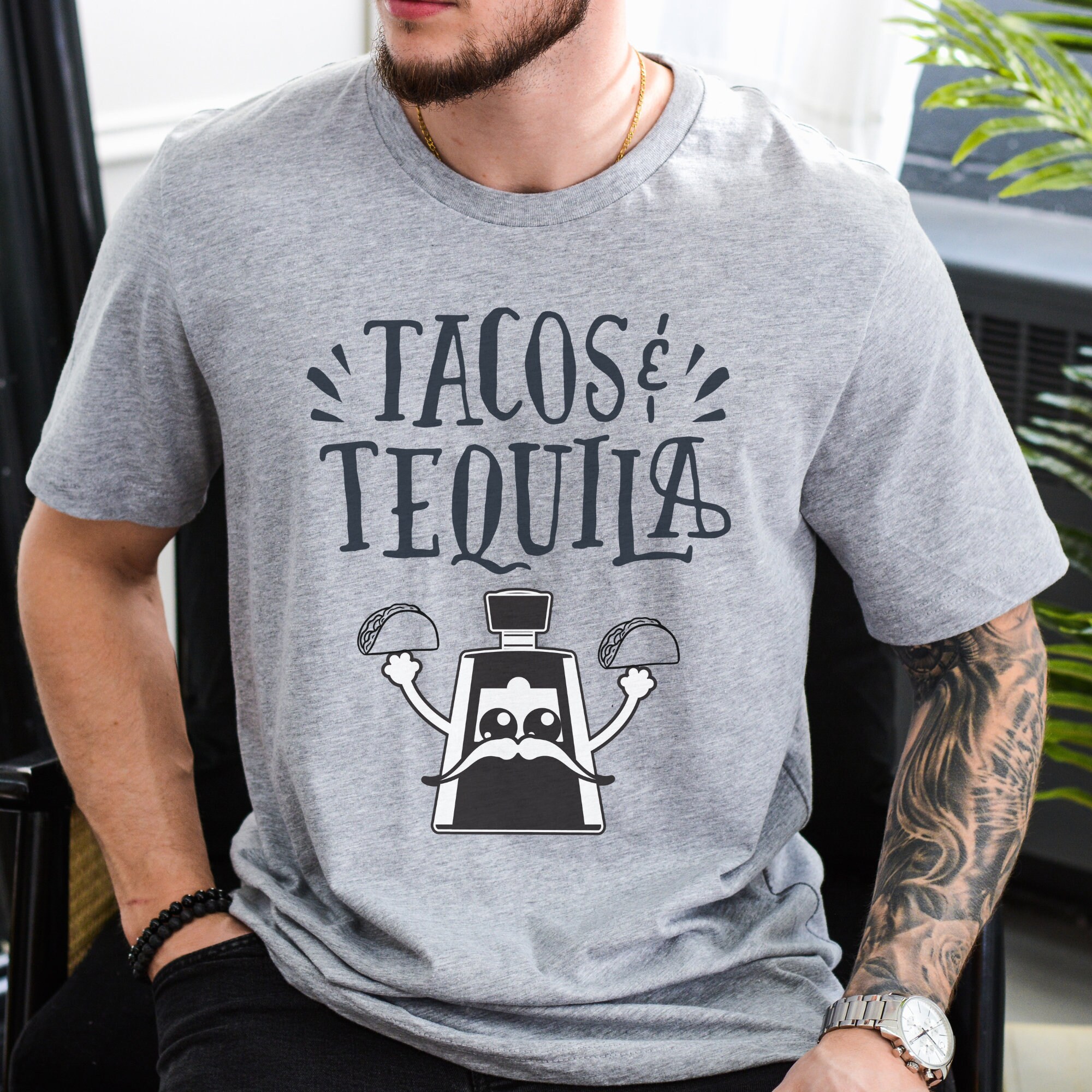 Tequila and Tacos T-shirt, Tequila and Tacos Shirt, Tequila Shirt ...