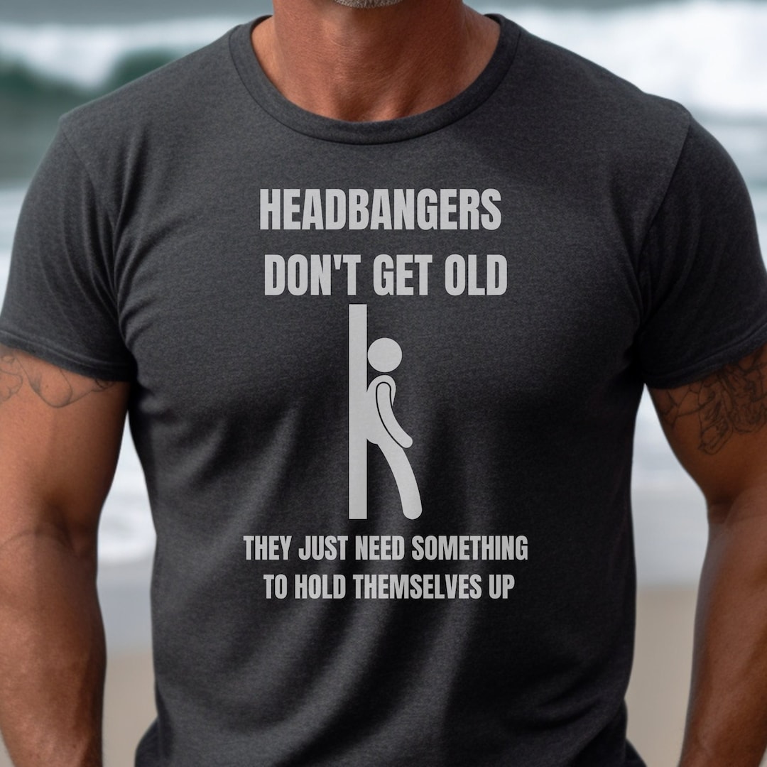Headbanger T-shirt, Headbanger Shirt, Shirt for Heavy Metal Lover ...