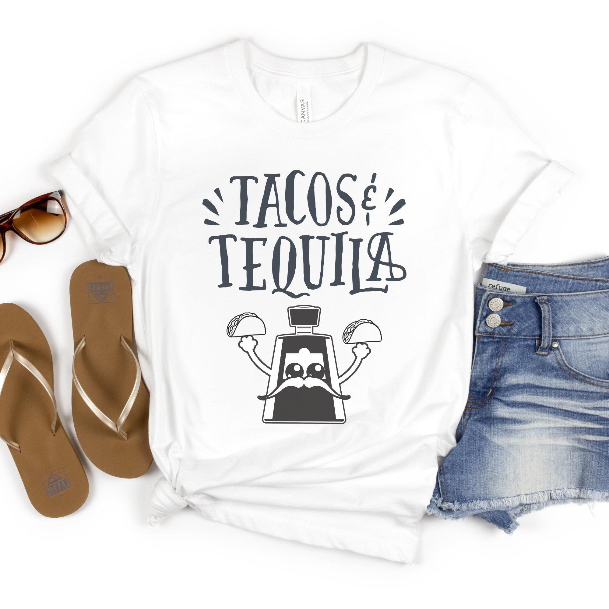 Tequila and Tacos T-shirt, Tequila and Tacos Shirt, Tequila Shirt ...