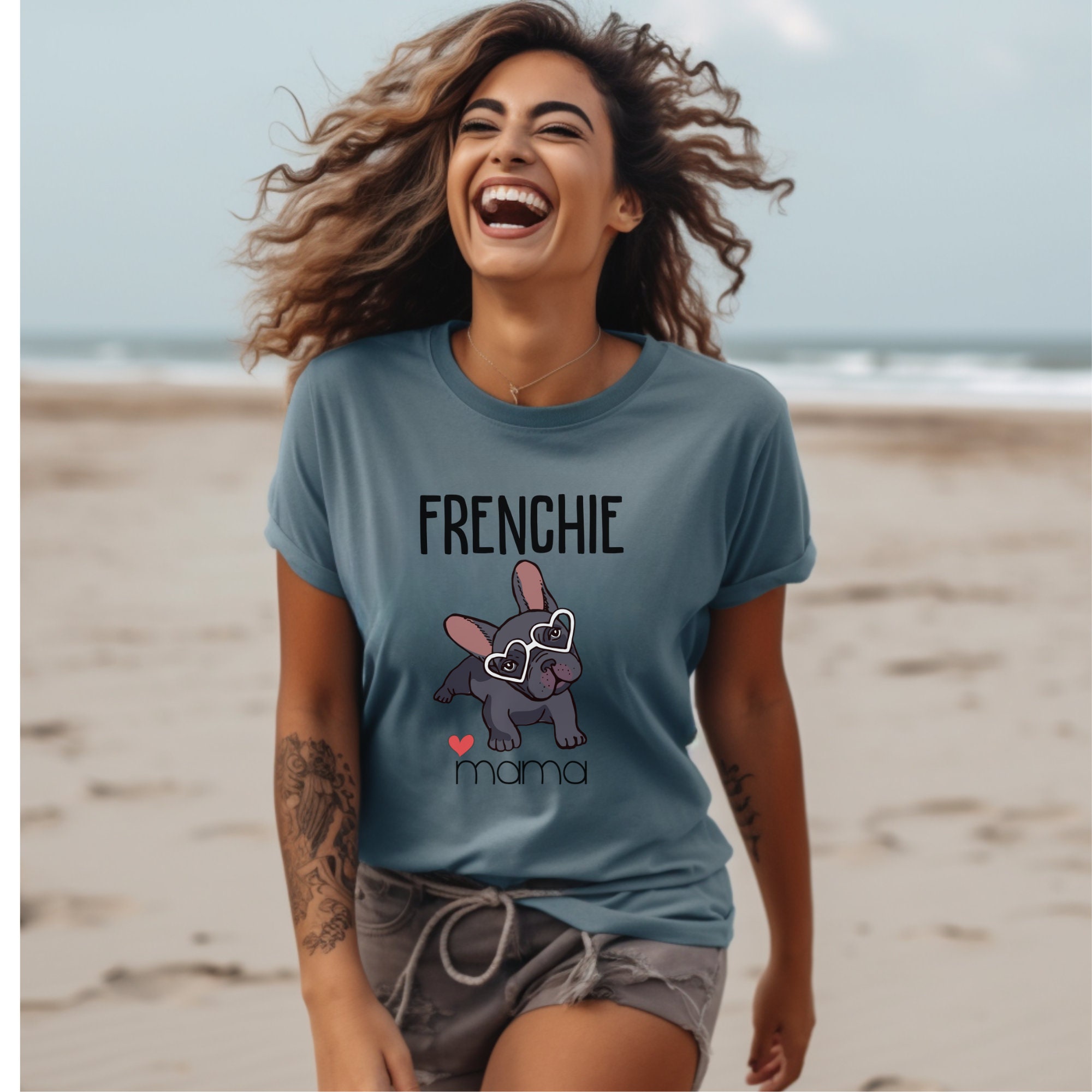 Frenchie Mama Shirt, French Bulldog Shirt, Mother's Day Gift, Frenchie ...