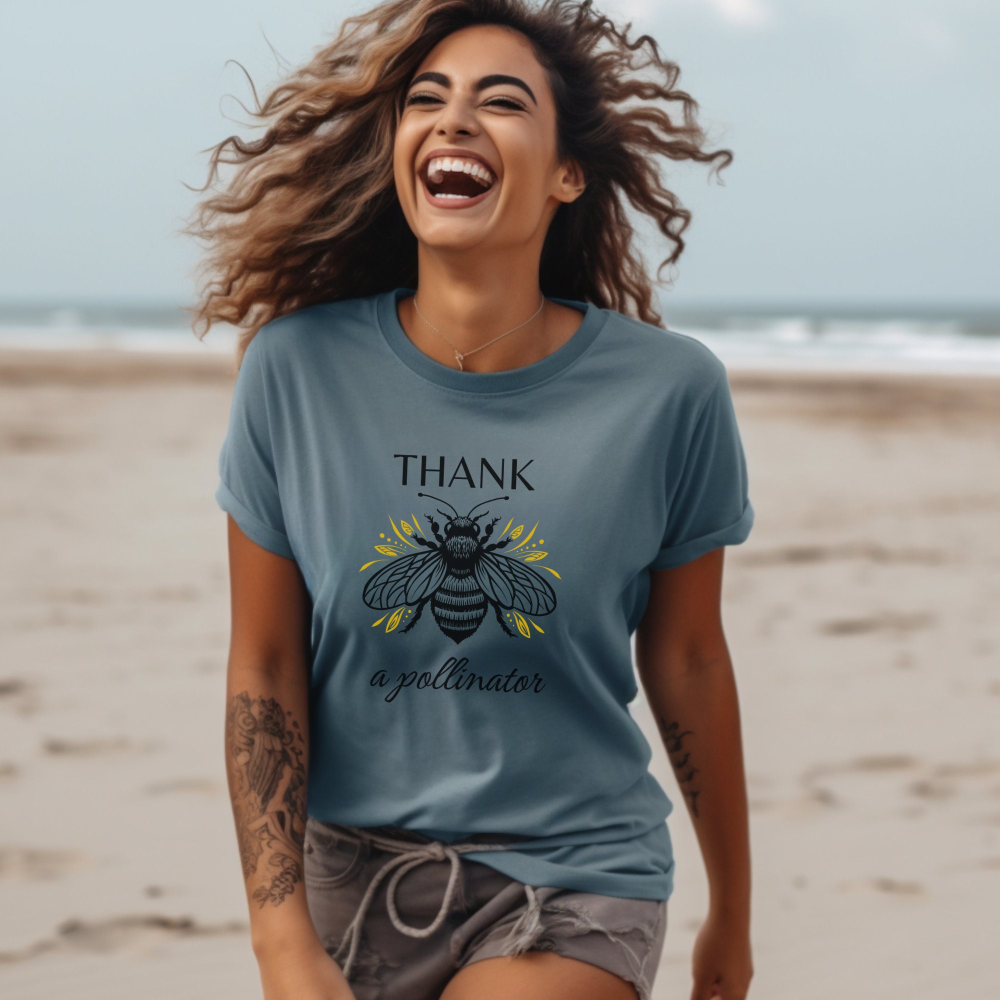 Pollinator T-shirt, Bee Shirt, Thank a Pollinator T-shirt, Bee Lover ...