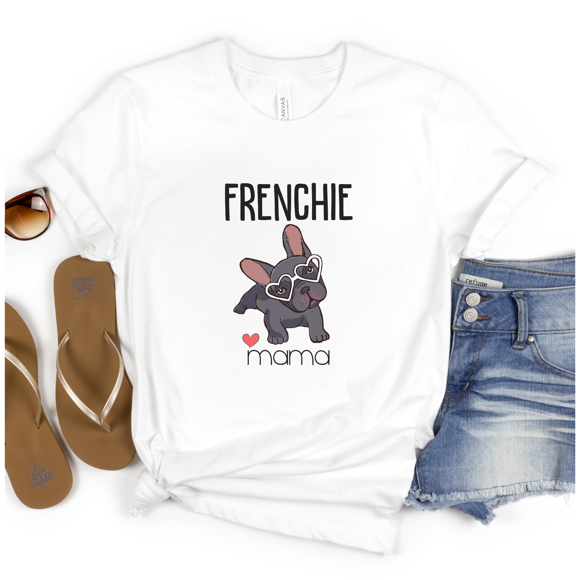 Frenchie Mama Shirt, French Bulldog Shirt, Mother's Day Gift, Frenchie ...