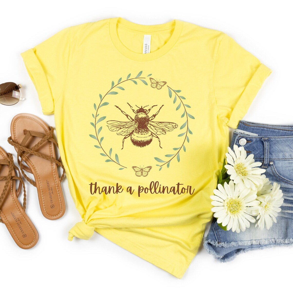 Thank a Pollinator Shirt, Thank a Pollinator T-shirt, Bee T-shirt, Bees ...