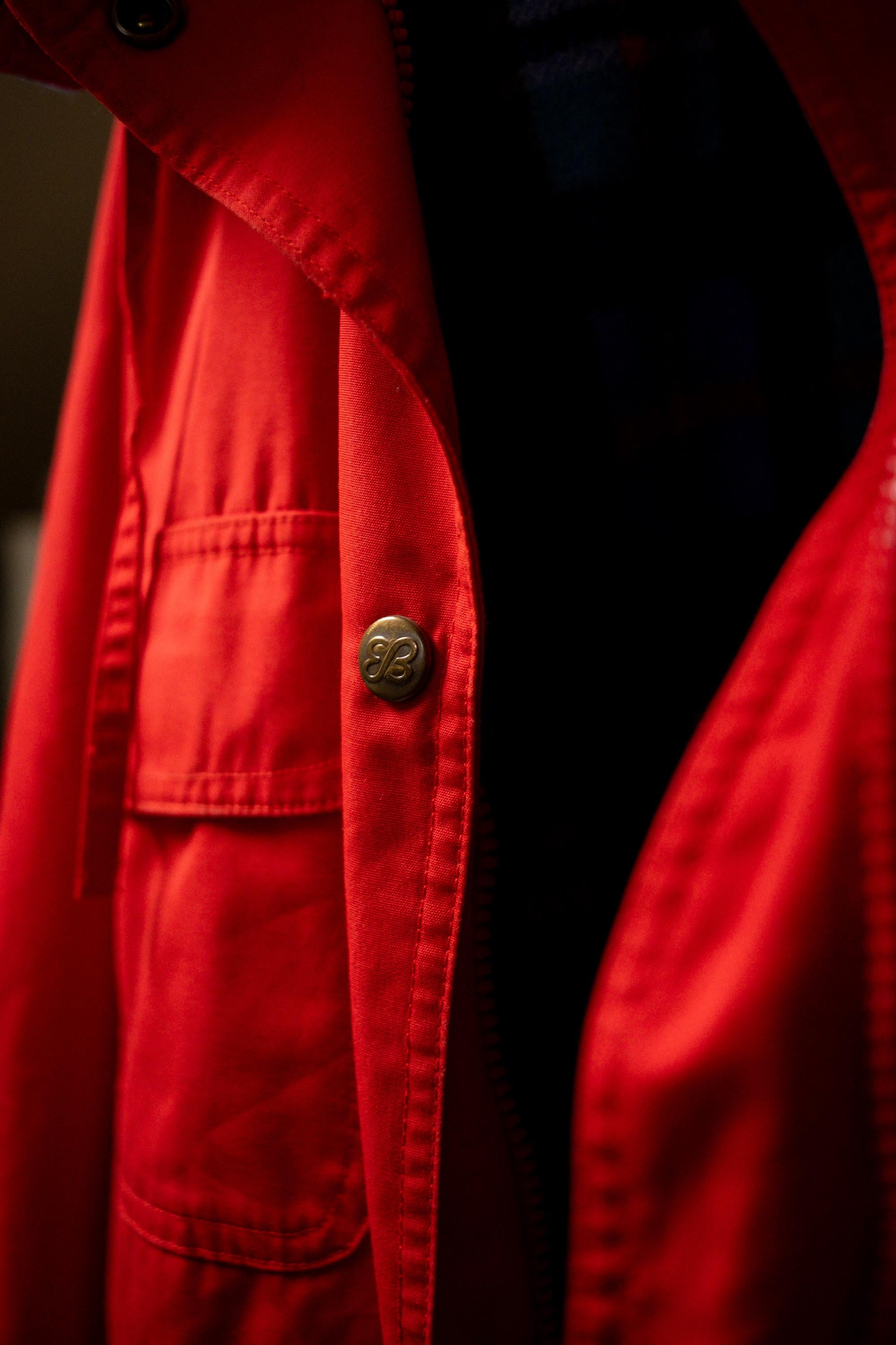 VINTAGE 1990s Eddie Bauer Red Barn Coat | Retro Jacket | Unisex Mens M ...