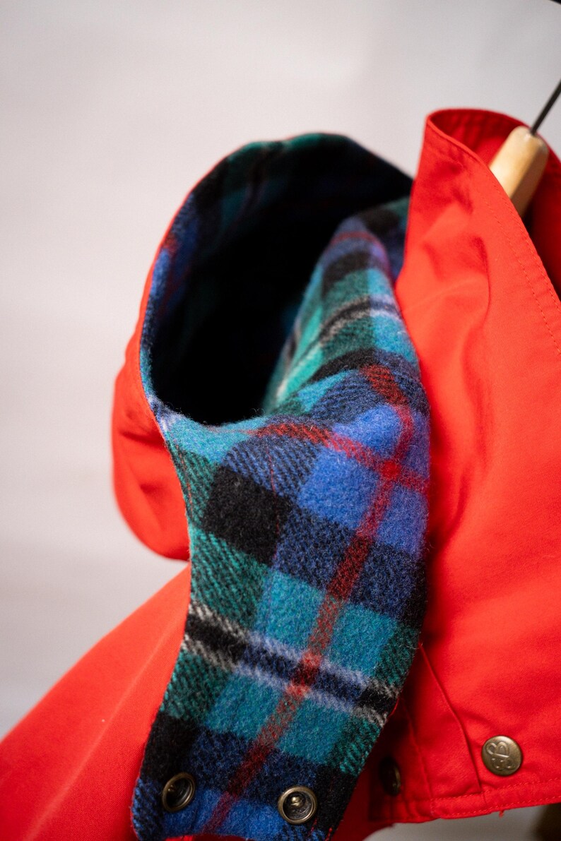 VINTAGE 1990s Eddie Bauer Red Barn Coat | Retro Jacket | Unisex Mens M ...