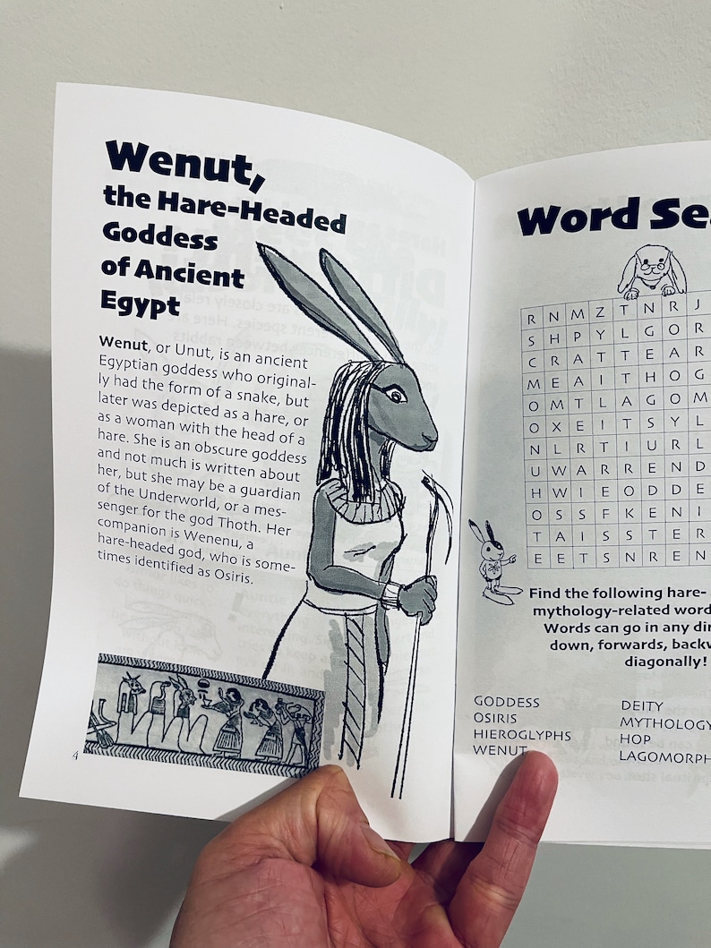 The Hare: Myth & Lore. an Activity Zine for All Ages - Etsy
