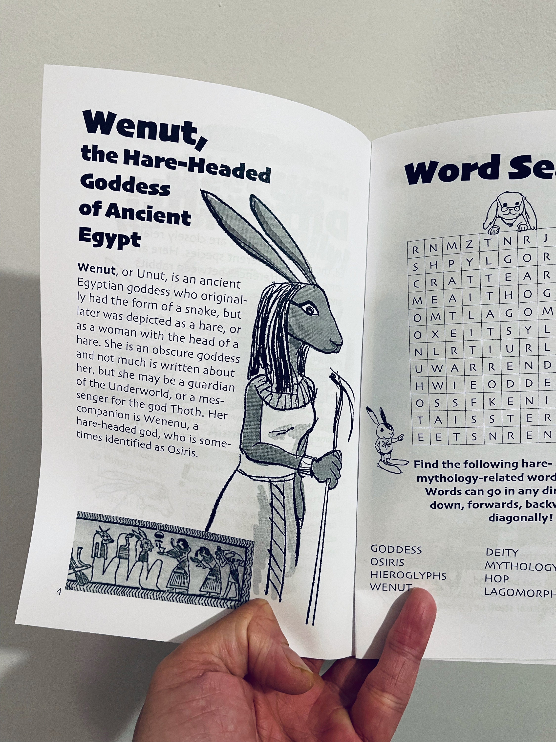 The Hare: Myth & Lore. an Activity Zine for All Ages - Etsy