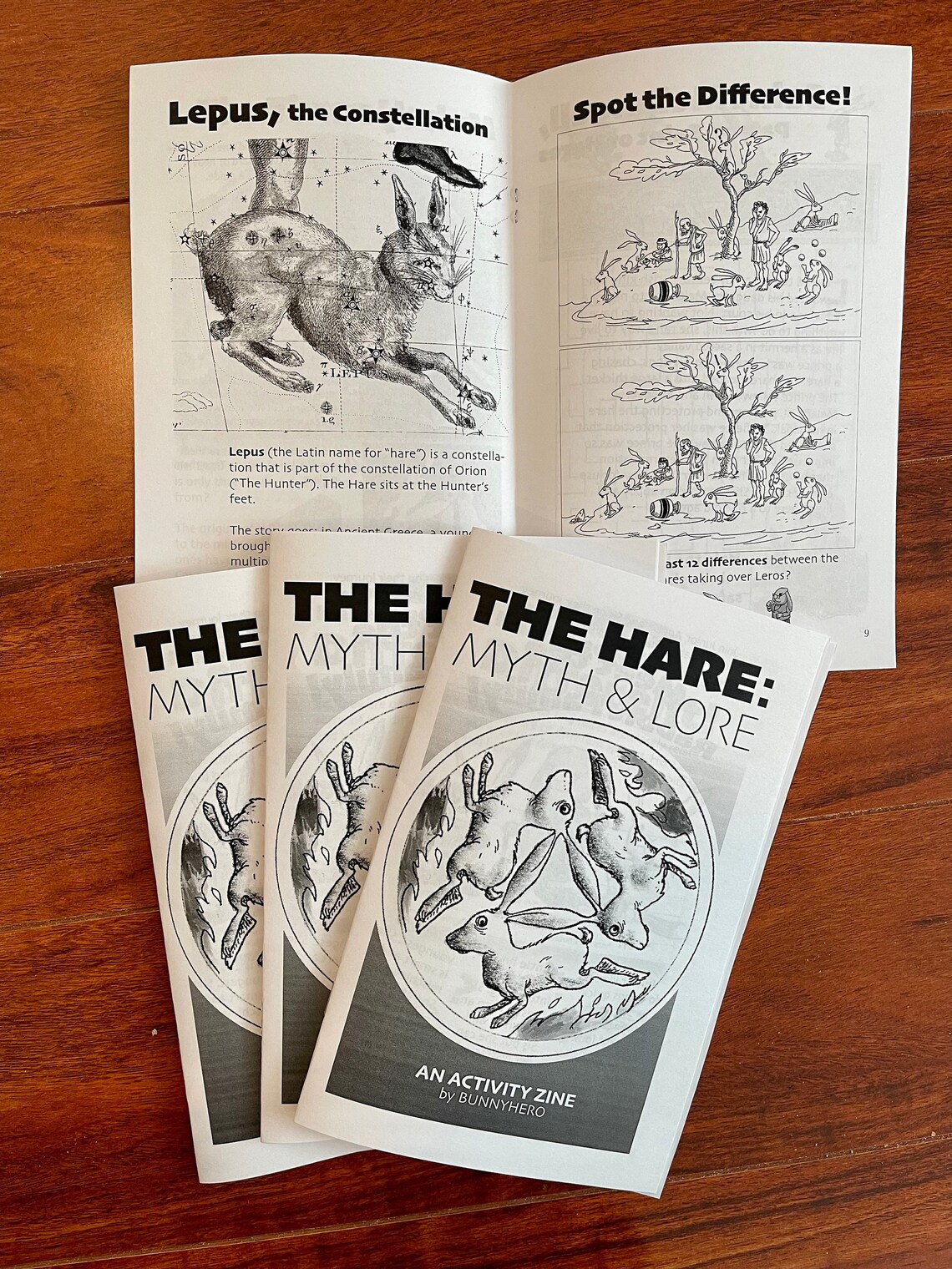 The Hare: Myth & Lore. an Activity Zine for All Ages - Etsy