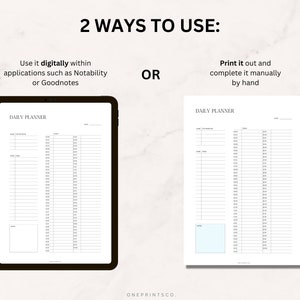 15 Minutes Planner Printable Daily Time Blocking Meeting Sheet Daily ...