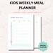 Monthly Overview Printable Planner, Minimalist Template, Month at a ...