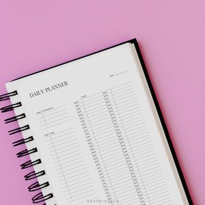 15 Minutes Planner Printable Daily Time Blocking Meeting Sheet Daily ...