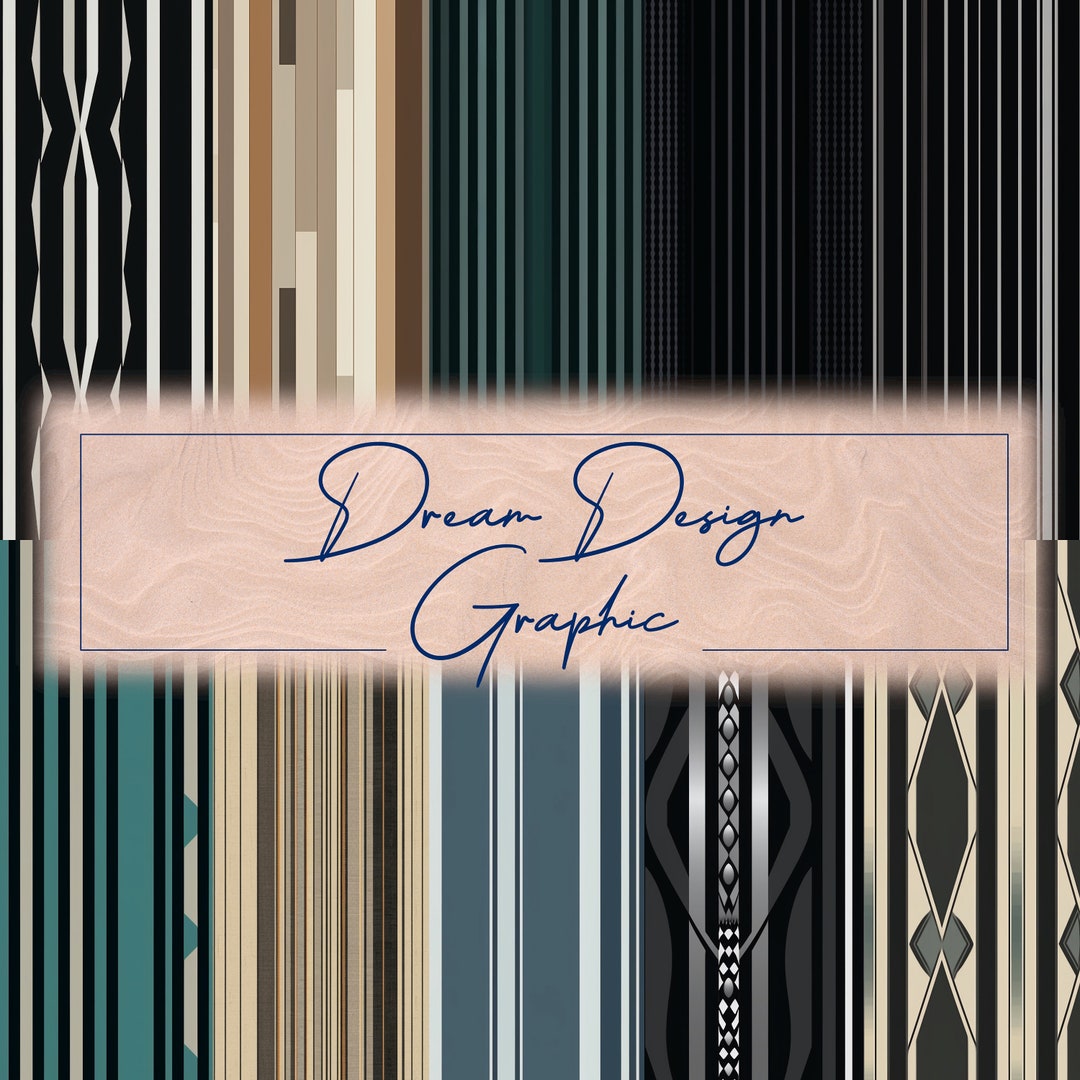 10 Seamless Stripe Patterns Digital Paper Tileable Patterns Digital ...