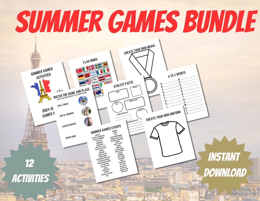 Summer Games, Activities, Paris, Kids, Kid Activities, Summer Games ...
