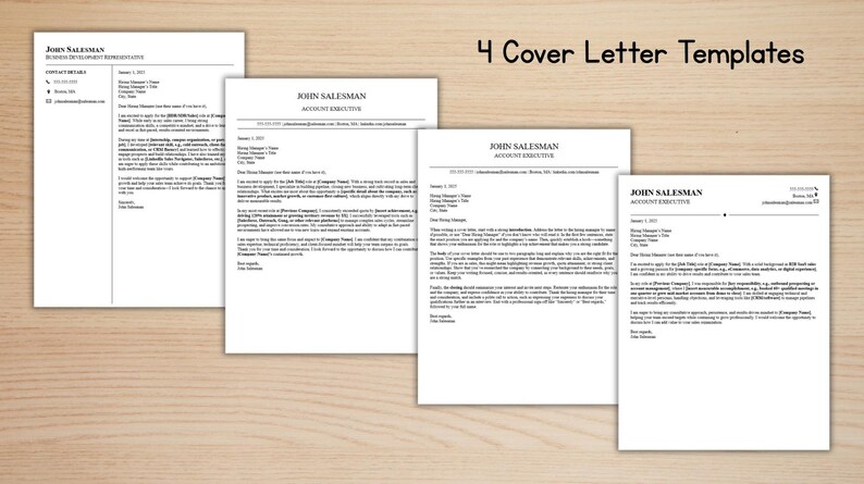 Ats-friendly Resume Templates (5), Cover Letters (4), Reference Sheets ...