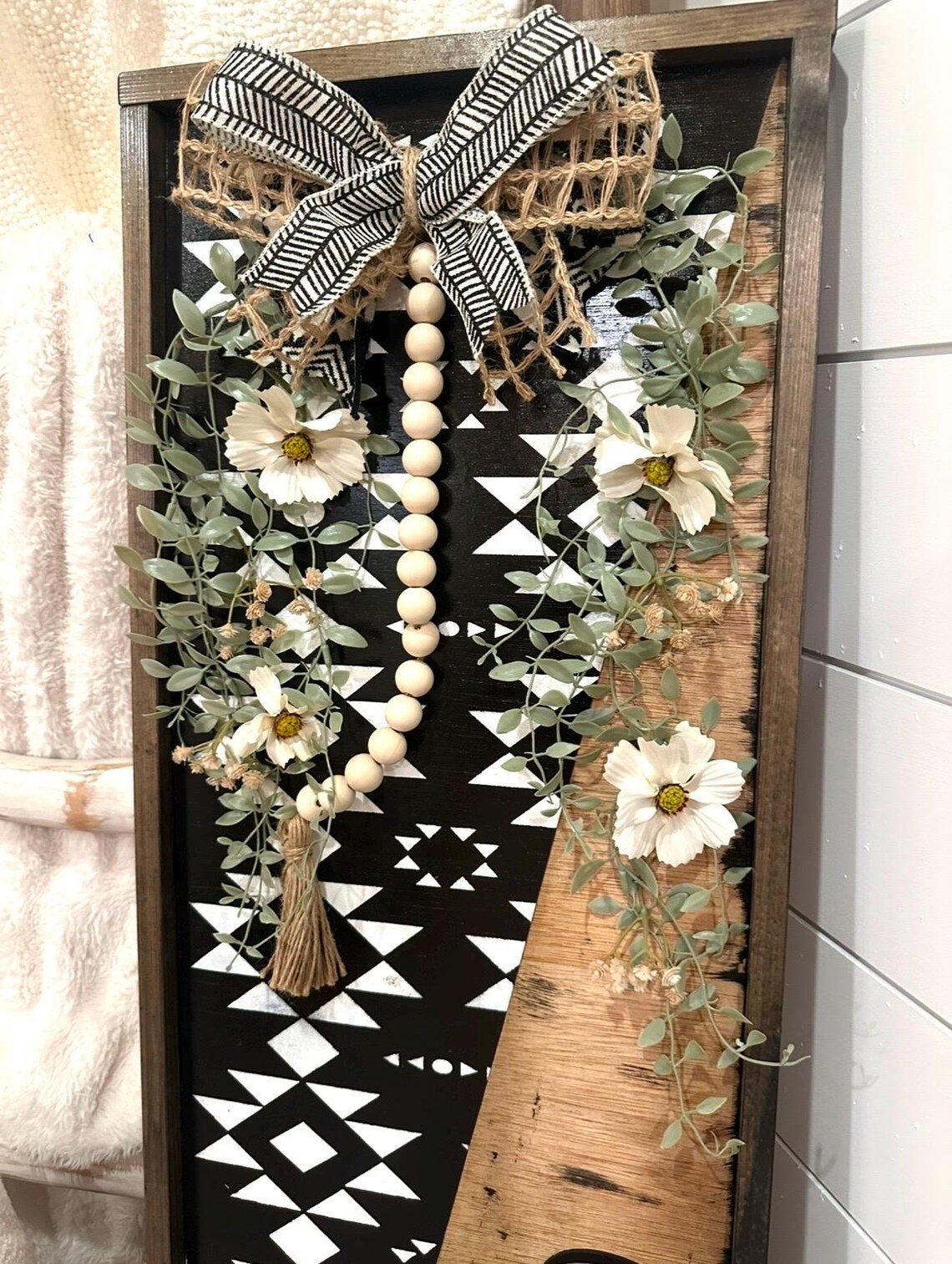 Oh, Hello Aztec Door Leaner - Etsy
