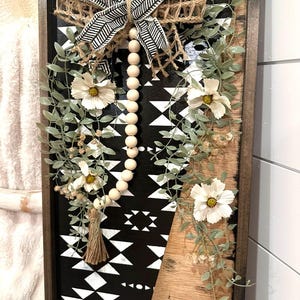 Oh, Hello Aztec Door Leaner - Etsy