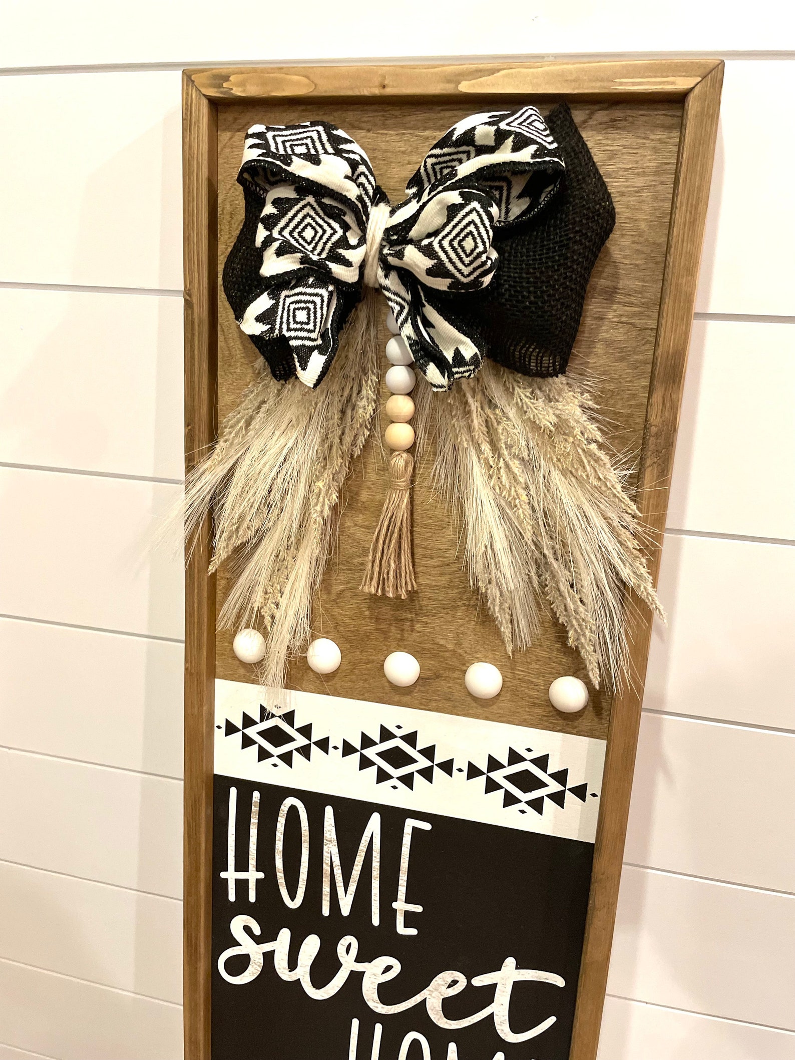 Aztec Home Sweet Home Door Leaner - Etsy