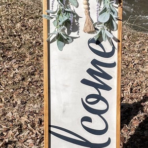 Welcome Door Leaner - Etsy