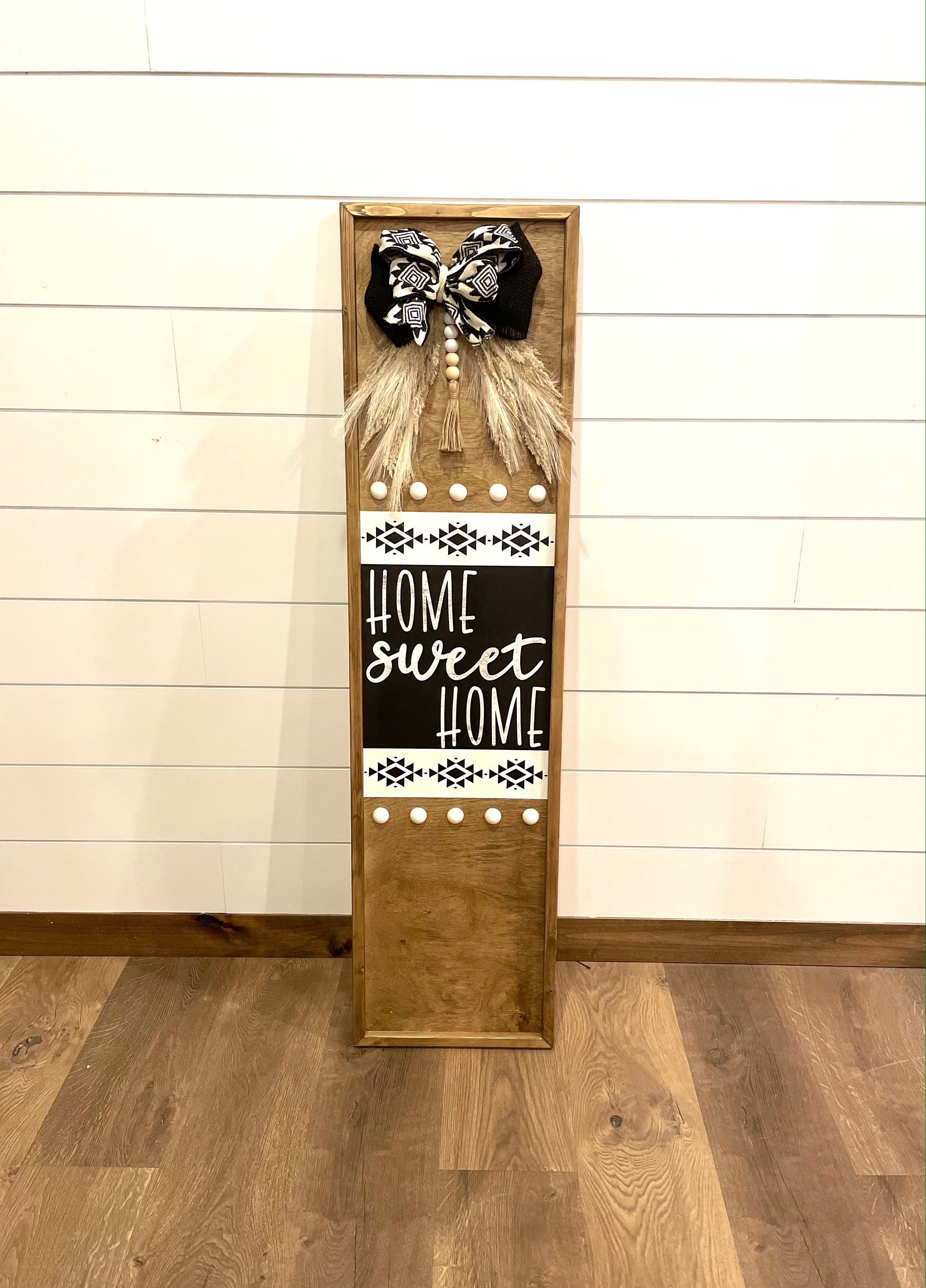 Aztec Home Sweet Home Door Leaner - Etsy