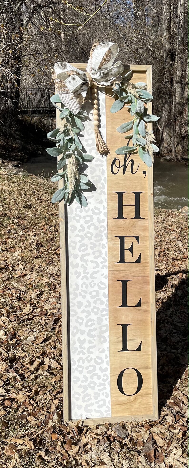 Cheetah Print Door Leaner - Etsy