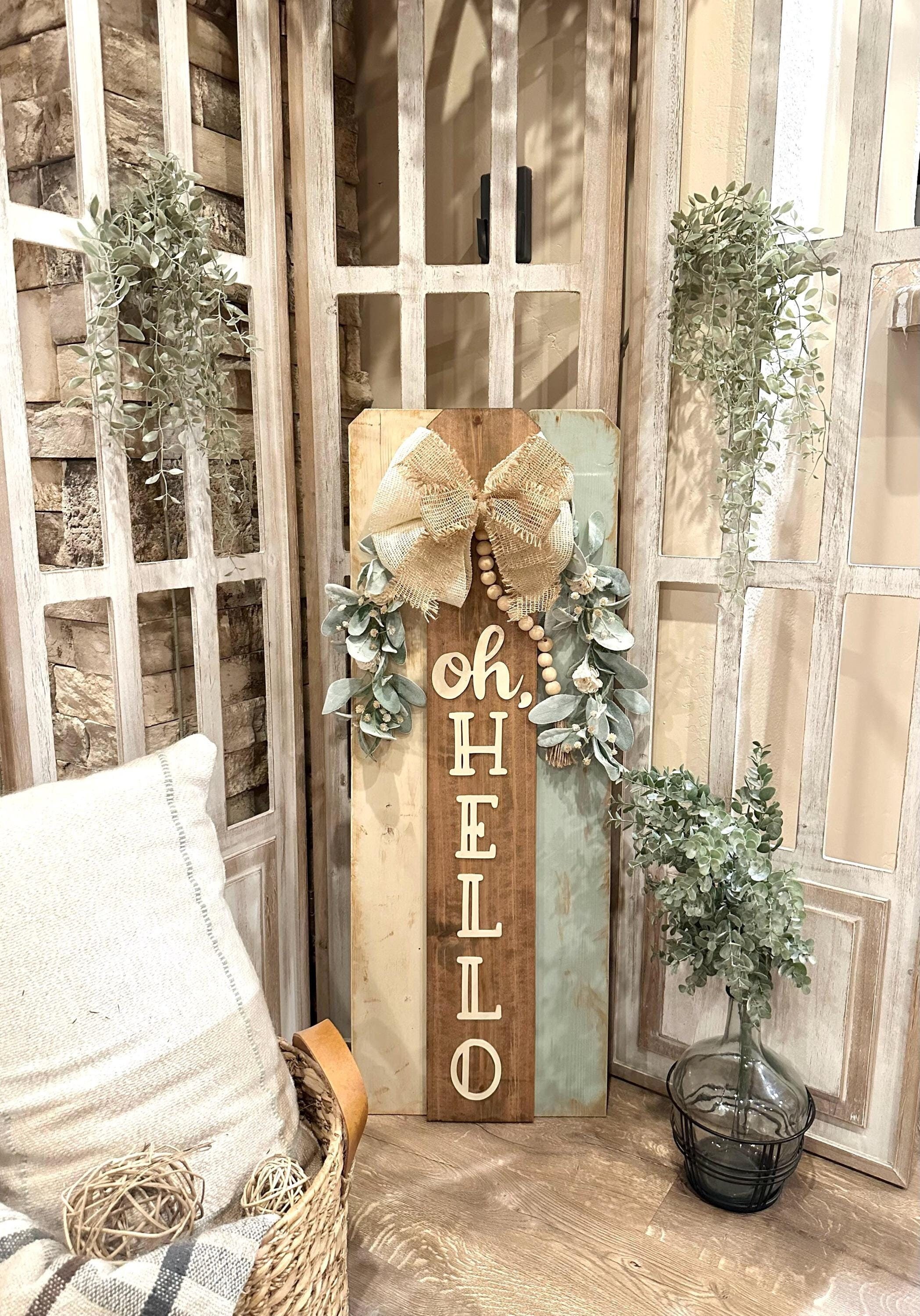 Oh, Hello Porch Sign - Etsy