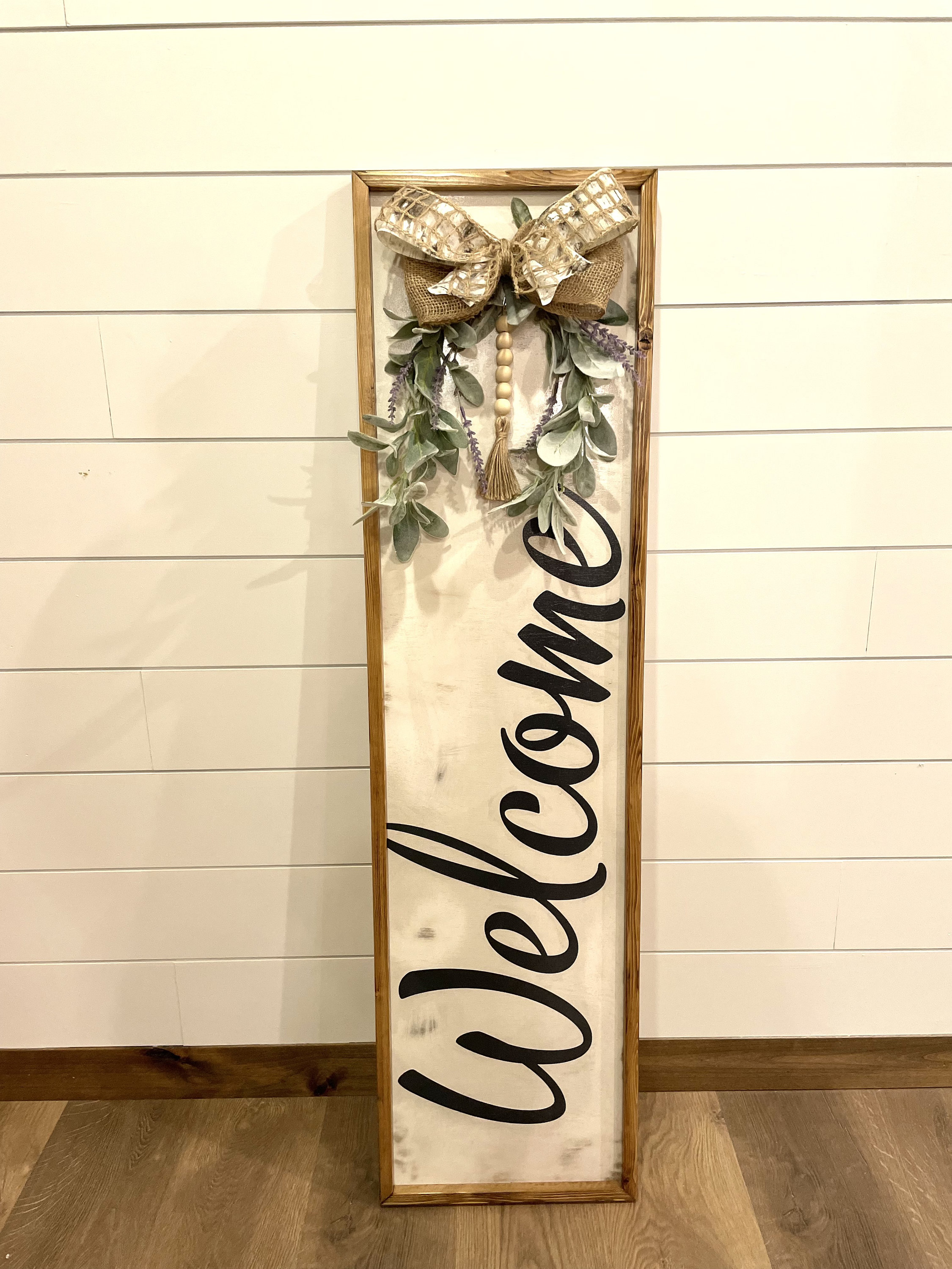 Welcome Door Leaner - Etsy