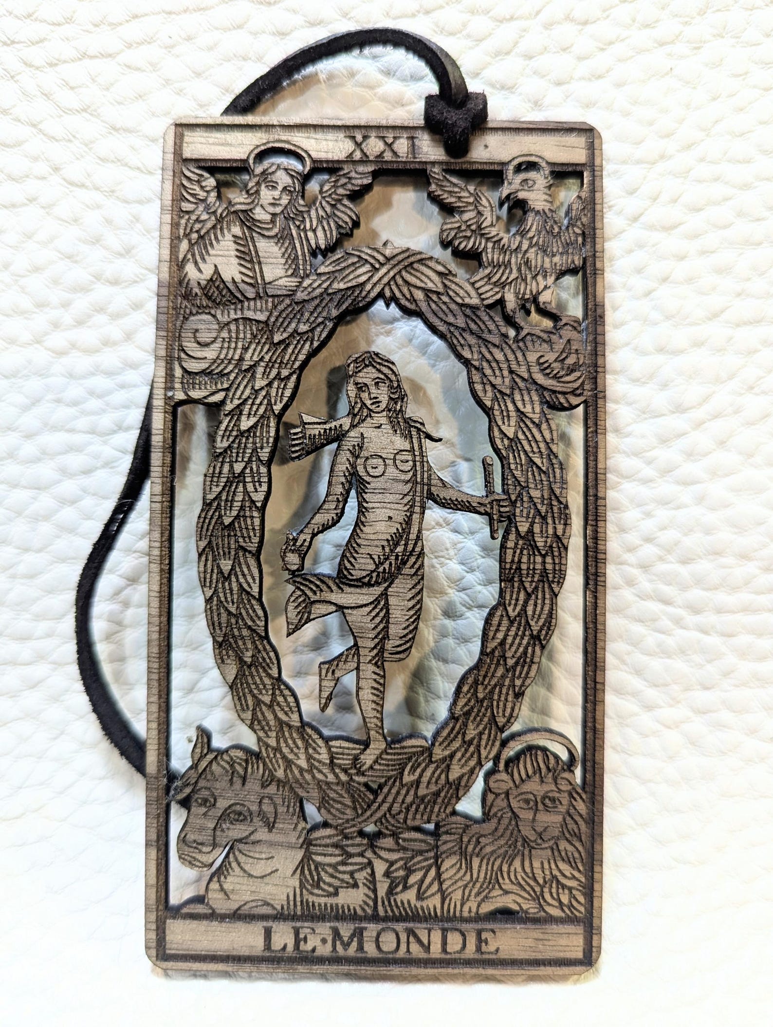 Unique, Double Sided (mirrored) Tarot De Marseille Major Arcana Amulets ...