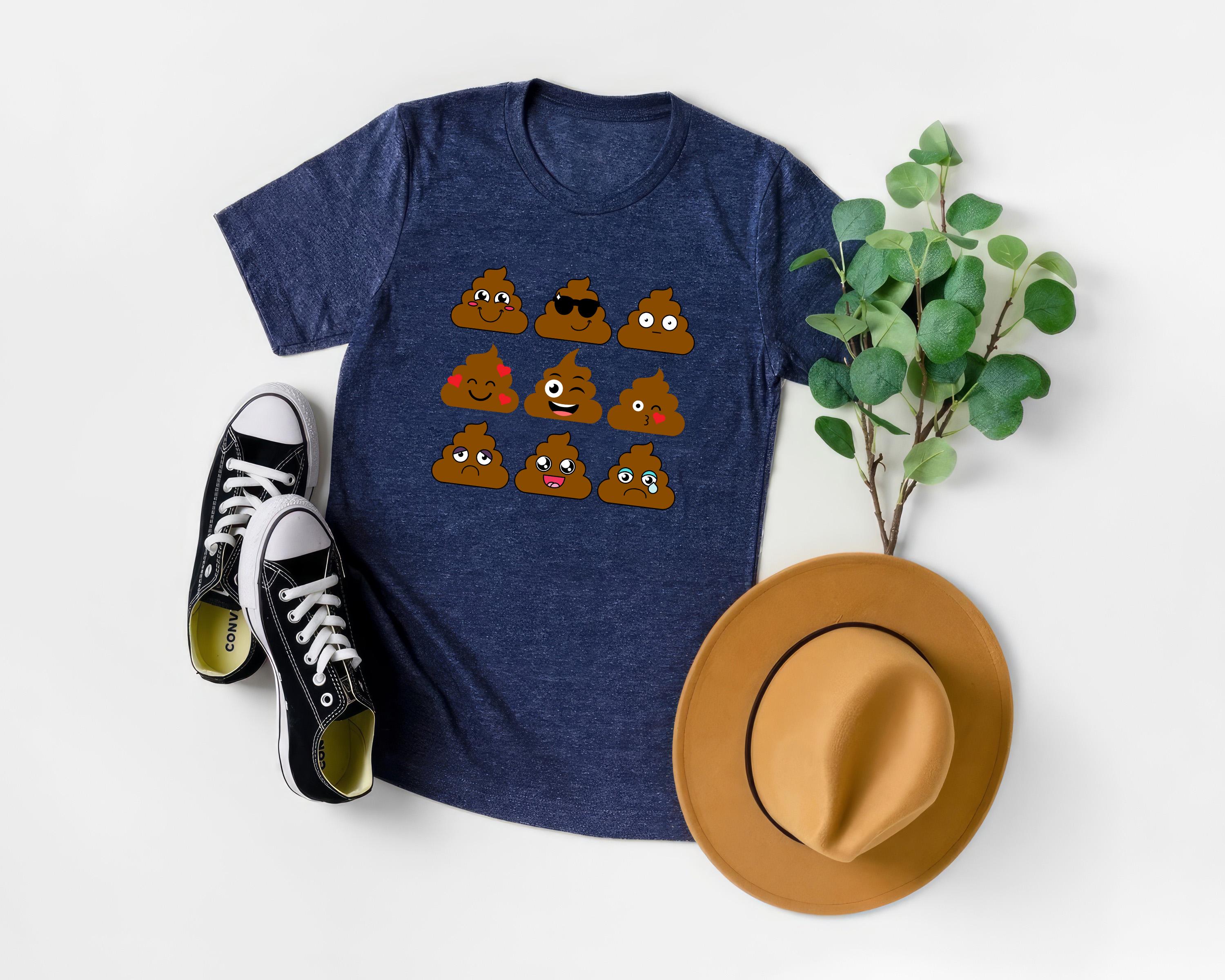 Poop Emoji Shirt | Emoji Present | Emoji Gift | Poop Shirt | Emoji Tee ...