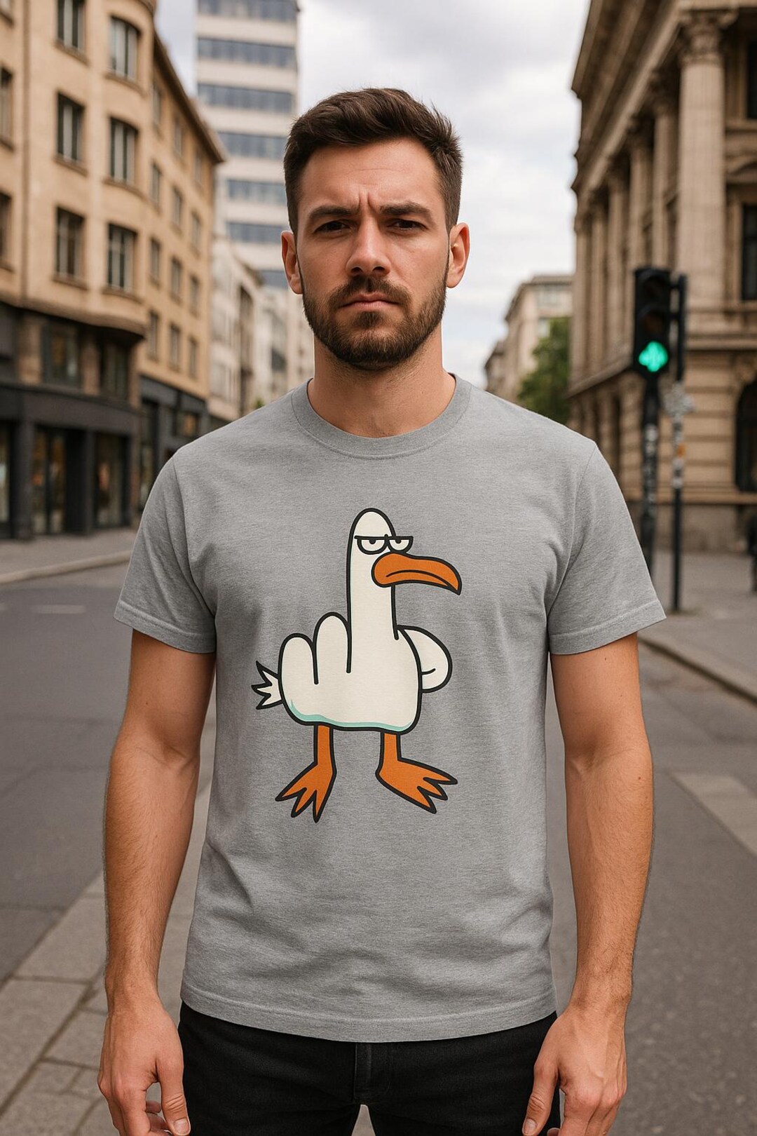 Mens Seagull Shirt | Funny Seagull Shirt | Seagull Tshirt | Seagull ...
