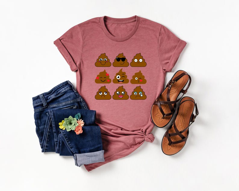 Poop Emoji Shirt | Emoji Present | Emoji Gift | Poop Shirt | Emoji Tee ...