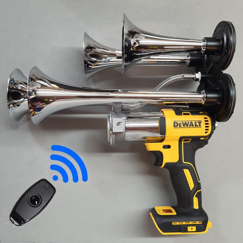 Dewalt Train Horn With Remote Control 20V Quad Drill Impact Air ...