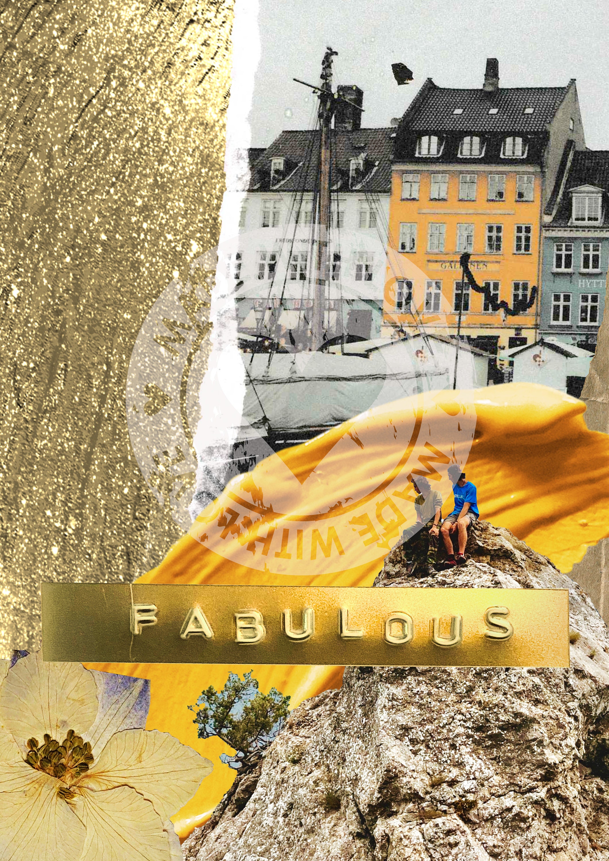 3 Handmade Digital Art, Three Digital Prints, Set of 3 Digital Wall Art ...