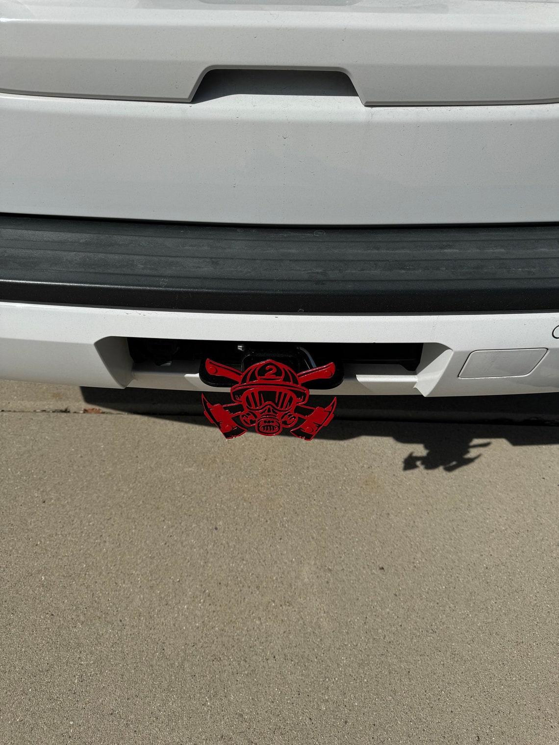 Firefighter personalized House Number Receiver Hitch Cover - Etsy