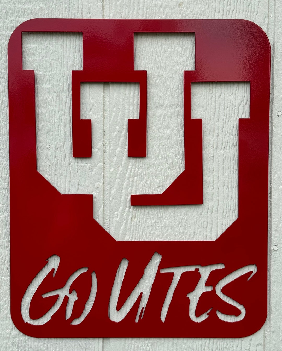 University of Utah Go Utes Football Sign - Etsy