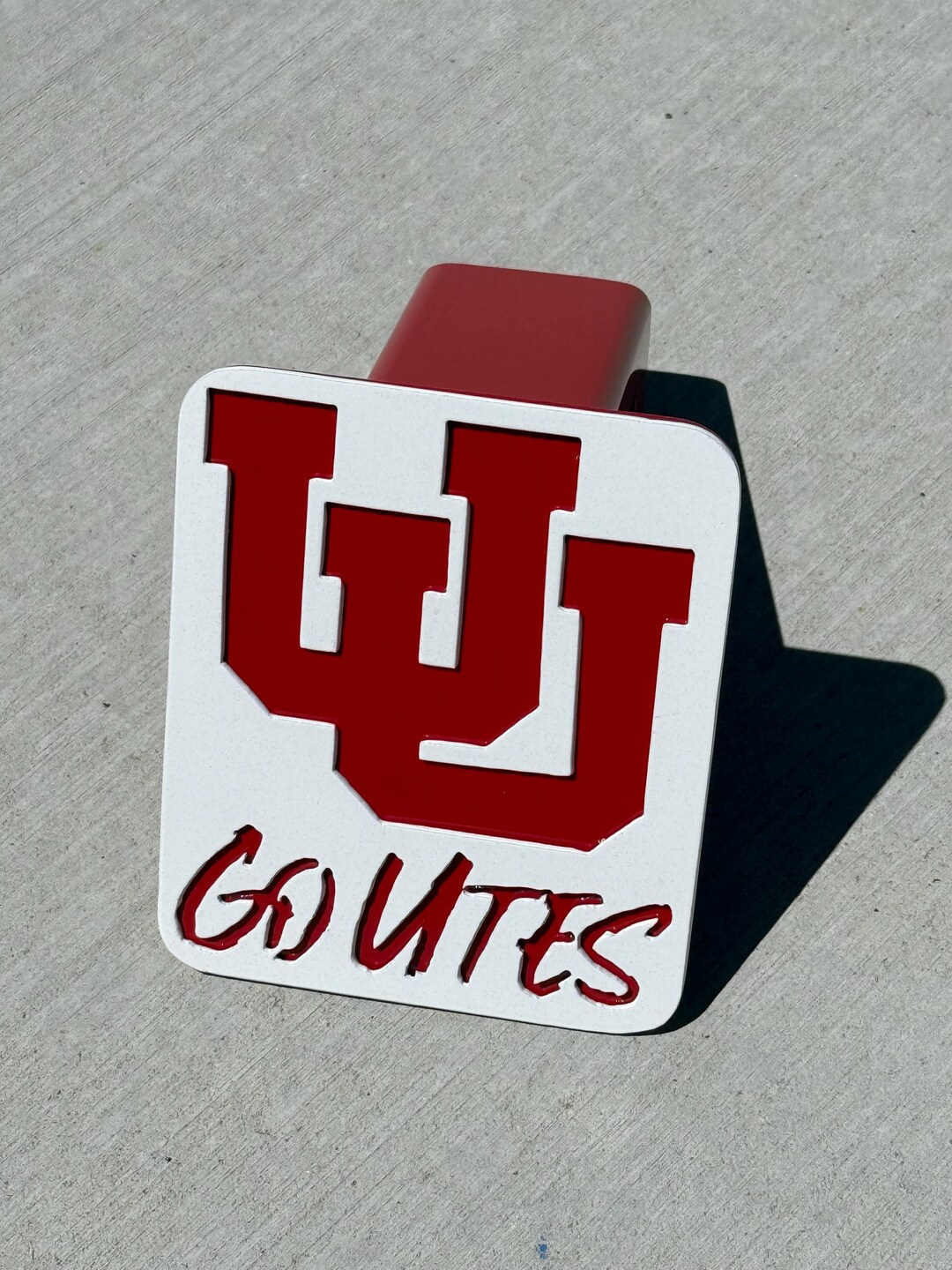 University of Utah Utes Football Receiver Hitch Cover - Etsy
