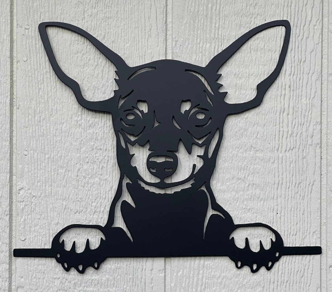 Min Pin, Miniature Pinscher Pointy Ears Wall Art, Min Pin Mom - Etsy