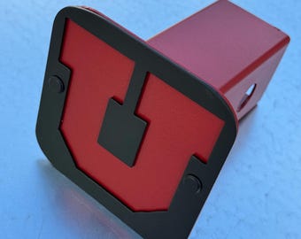 University of Utah Utes Football Receiver Hitch Cover - Etsy