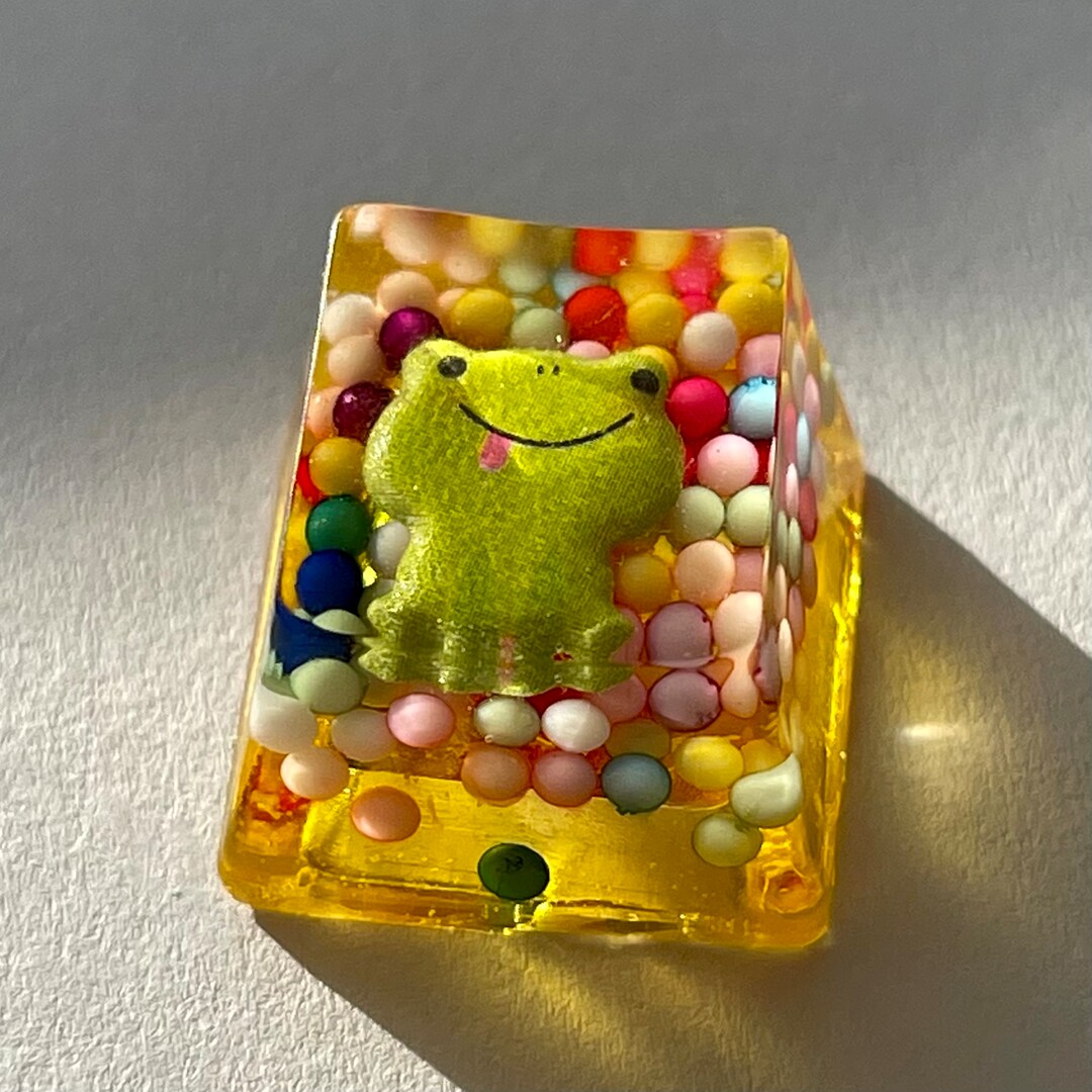 Cute Frog Keycap Kawaii - Etsy