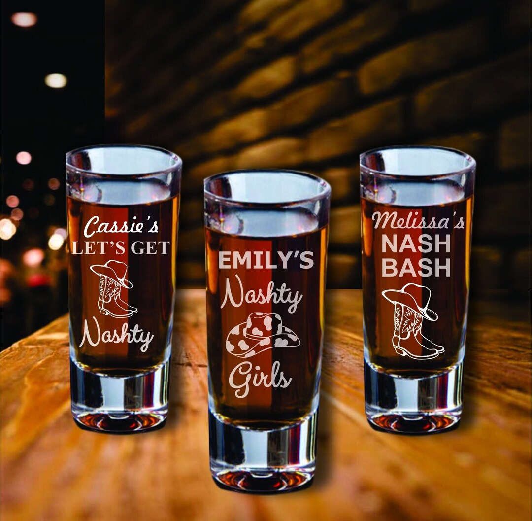 Custom Bachelorette Party Shot Glasses, Gifts for Bachelorette Party ...