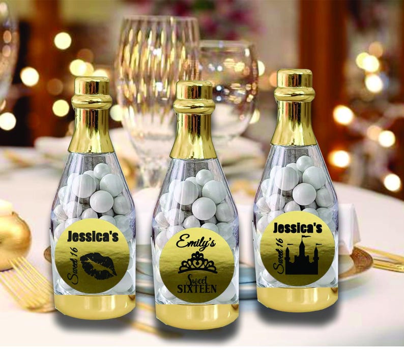 Candy Container Party Favor for Sweet Sixteen, Sweet 16 Personalized ...